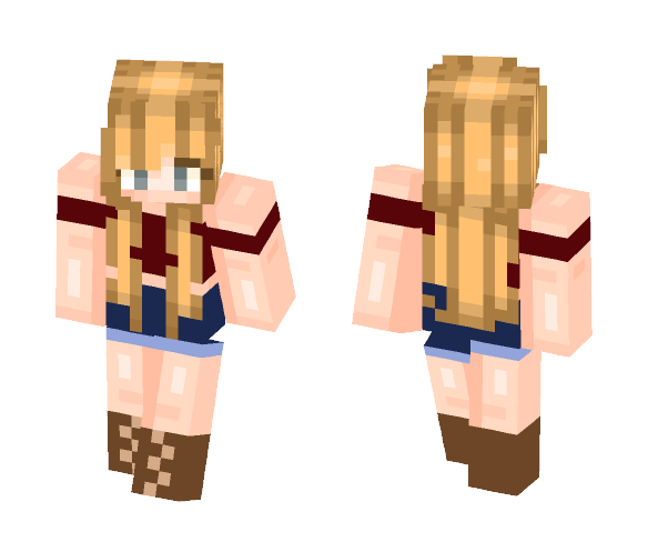 Download Blonde Hair Female Minecraft Skin For Free Superminecraftskins