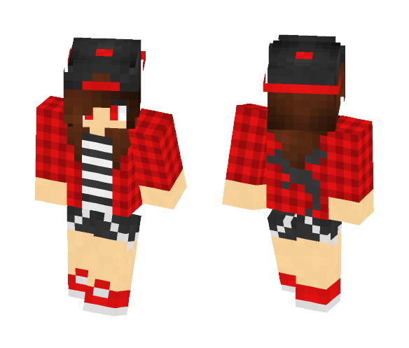Download Red Girl Minecraft Skin for Free. SuperMinecraftSkins
