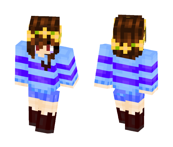 Download ColorShift Chara Possessed Frisk Minecraft Skin for Free ...
