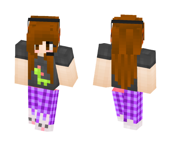 Download Gaming Girl In PJ's Minecraft Skin for Free. SuperMinecraftSkins